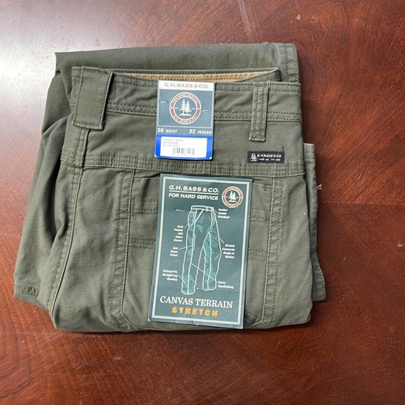 G.H. Bass & Co. | Pants | Brand New With Tags Mens Gh Bass And Company Canvas Terrain Stretch ...